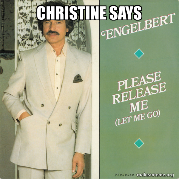 Christine says Meme Generator