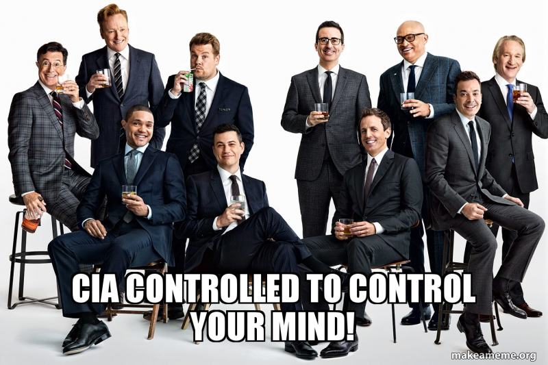 CIA controlled to control your mind! - Clowns In America Meme Generator
