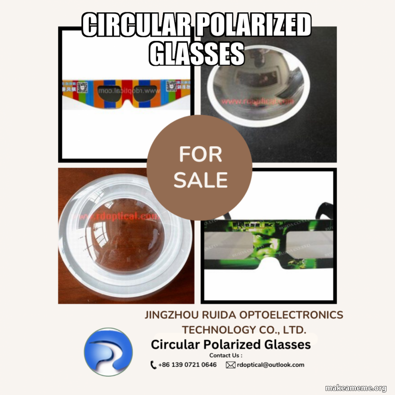 Circular Polarized Glasses Meme Generator