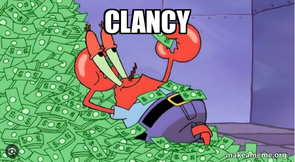 Clancy - Mr Krabs Money Meme Generator