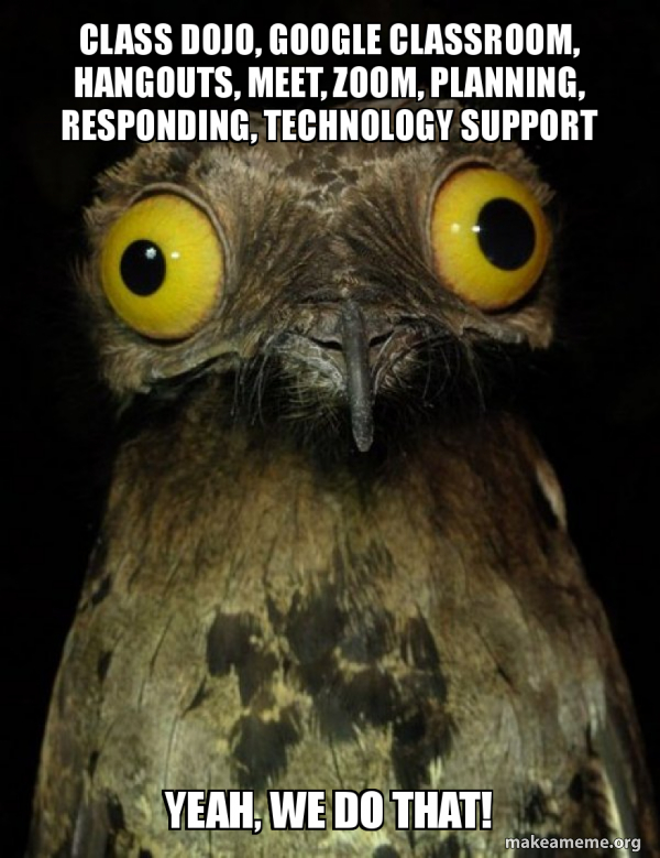 Class DoJO, Google Classroom, Hangouts, Meet, Zoom, planning ...