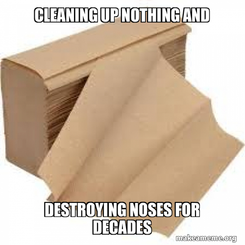 Cleaning up nothing and Destroying noses for decades Meme Generator