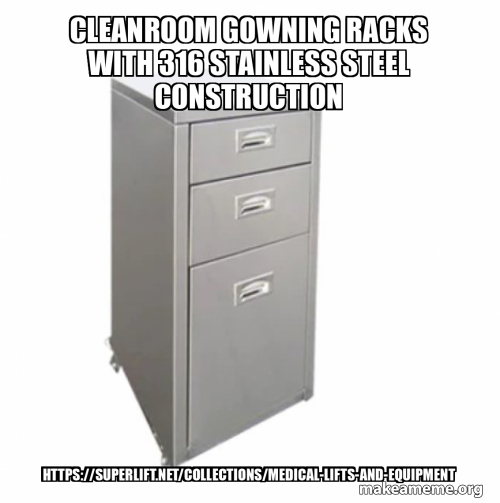 Cleanroom gowning racks with 316 stainless steel construction https ...