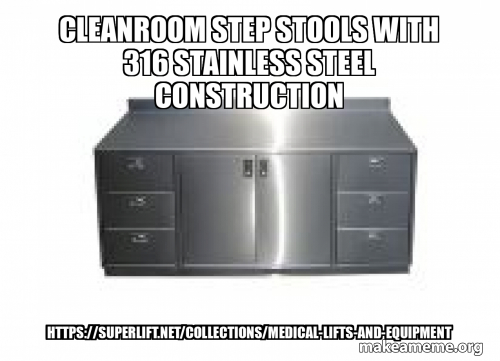 Cleanroom step stools with 316 stainless steel construction https ...