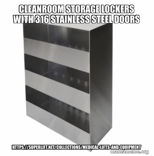 Cleanroom storage lockers with 316 stainless steel doors https ...