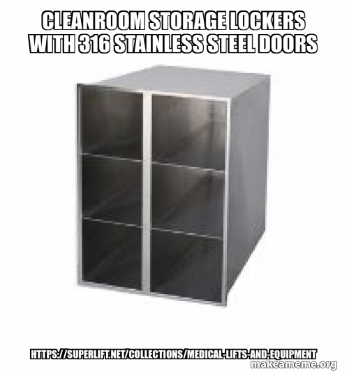 Cleanroom storage lockers with 316 stainless steel doors https ...