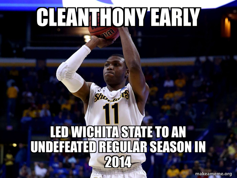 Cleanthony early Led wichita state to an undefeated regular season in ...