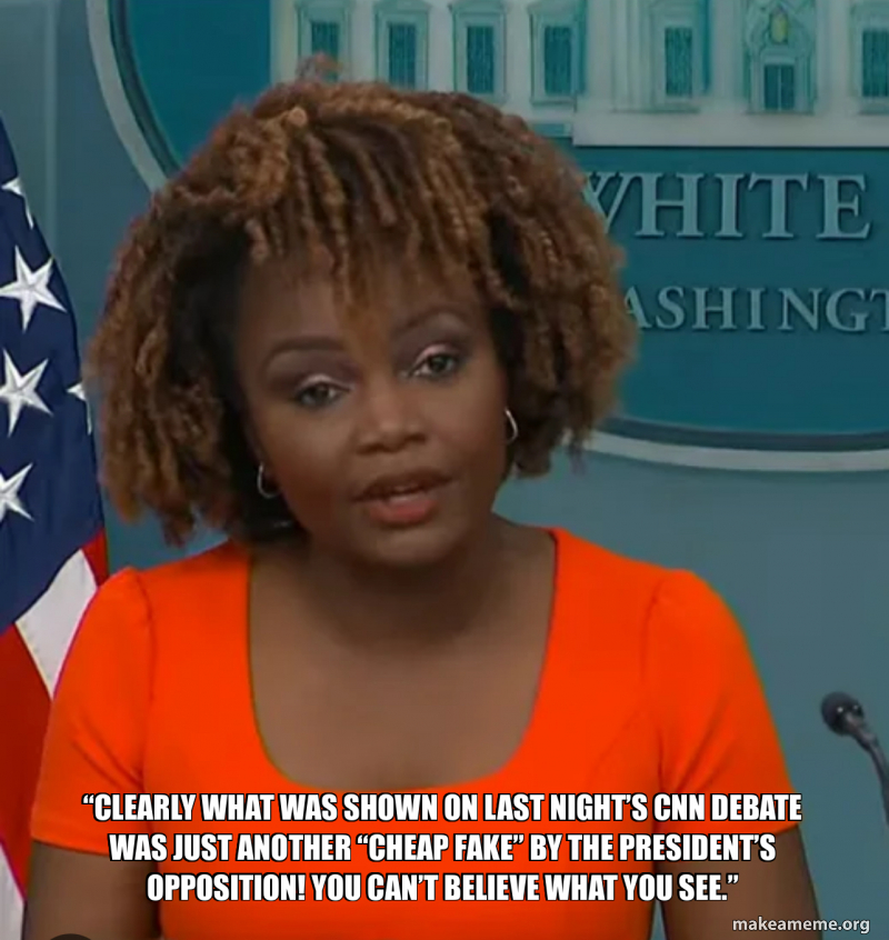 “Clearly what was shown on last night’s cNN debate was just another ...