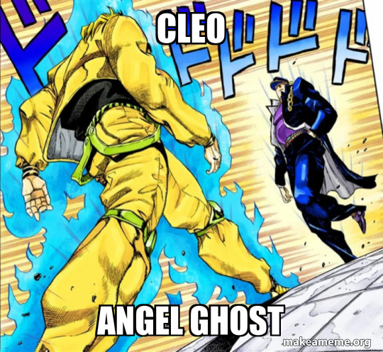 Cleo Angel ghost Meme Generator