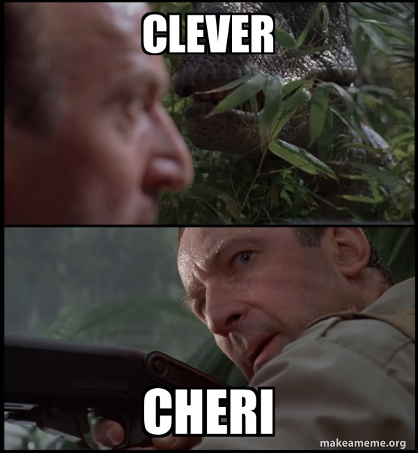clever Cheri - Clever Girl Meme Generator