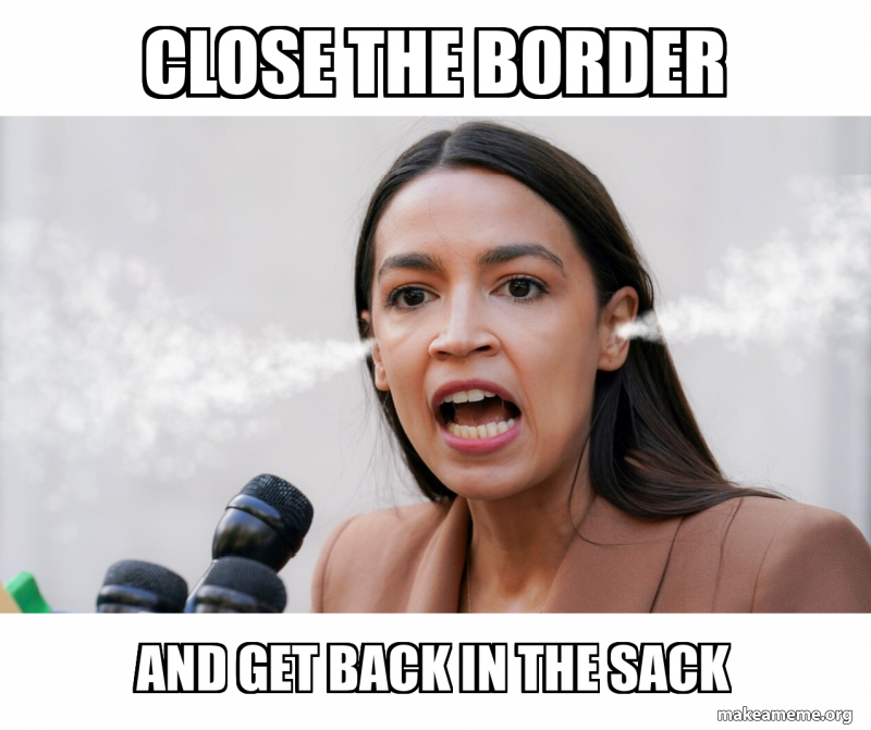 CLOSE THE BORDER AND GET BACK IN THE SACK Meme Generator
