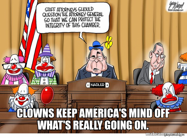 clowns keep america's mind off what's really going on. Meme Generator