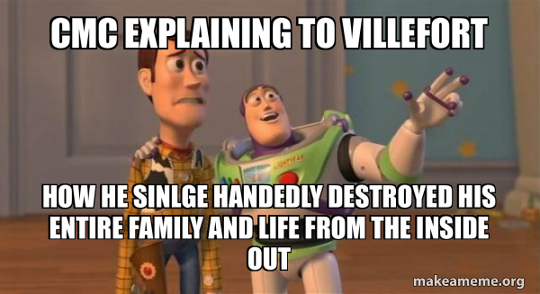 CMC explaining to Villefort How he sinlge handedly destroyed his entire ...