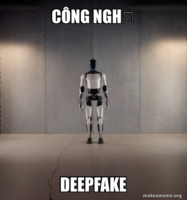 Công Nghệ DeepFake - Tesla Robot Meme Generator