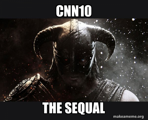 cnn10 the sequal - Skyrim Meme Generator