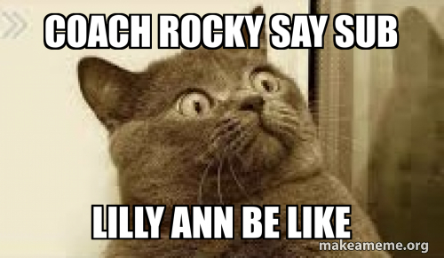 Coach rocky say sub Lilly ann be like Meme Generator