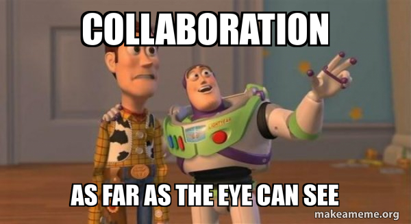 COLLABORATION AS FAR AS THE EYE CAN SEE - Buzz and Woody (Toy Story ...
