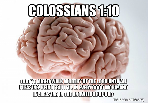 Colossians 1:10 That ye might walk worthy of the Lord unto all pleasing ...