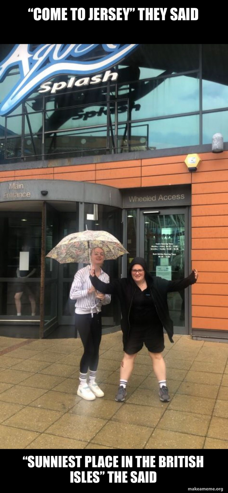 “Come to Jersey” they said “Sunniest place in the british isles” the ...