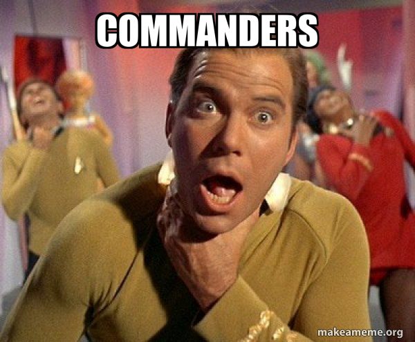 Commanders - Captain Kirk Choking Meme Generator