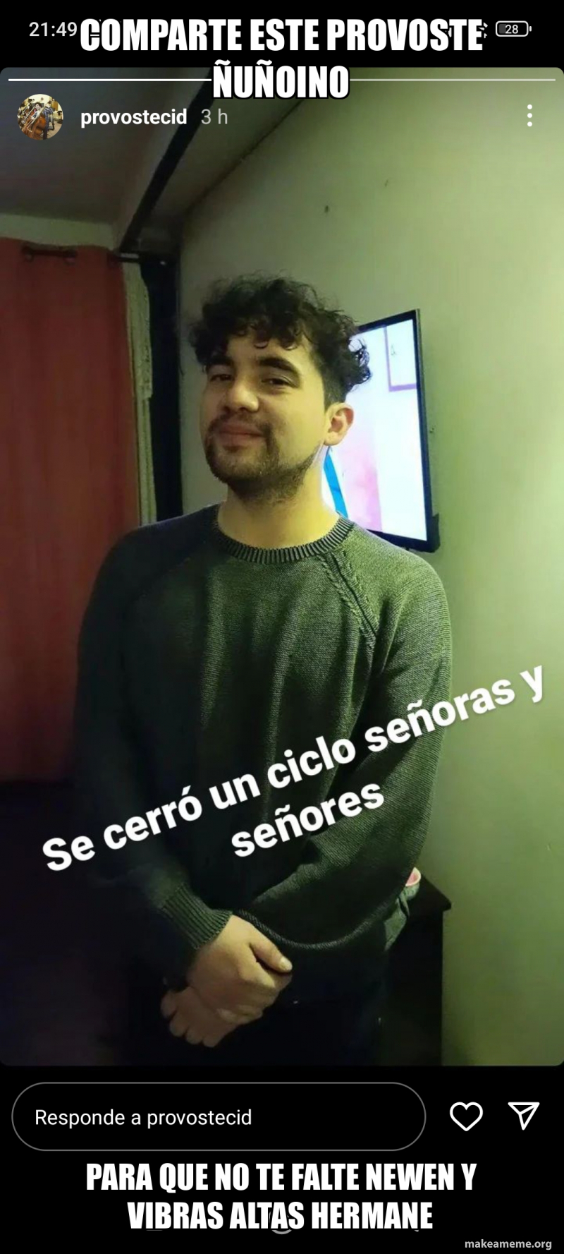 Comparte este Provoste ñuñoino Para que no te falte newen y vibras ...