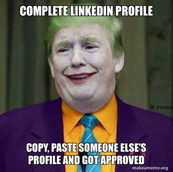 Complete LinkedIn Profile Copy, paste someone else's profile and got ...