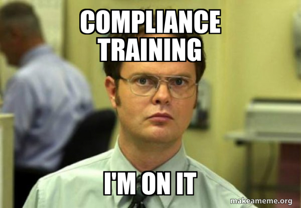Compliance training I'm on it - Schrute Facts (Dwight Schrute from The ...