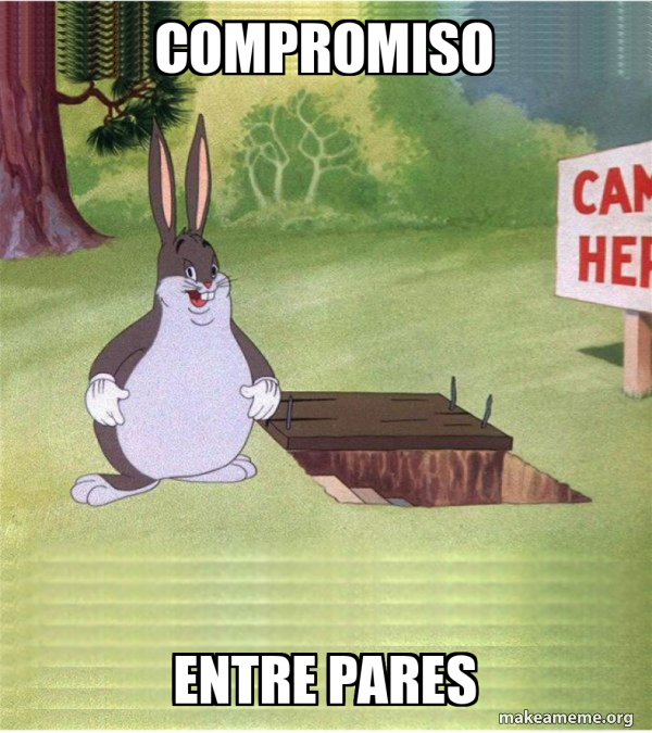 compromiso entre pares - Big Chungus Meme Generator