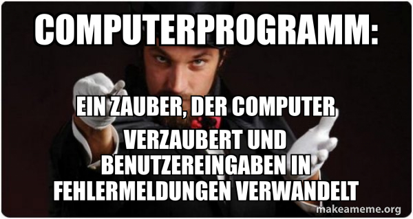 Computerprogramm: ein Zauber, der Computer verzaubert und ...