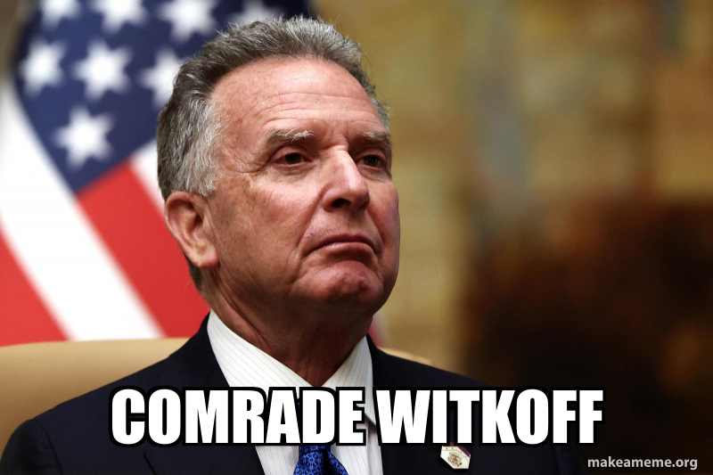 COMRADE WITKOFF Meme Generator