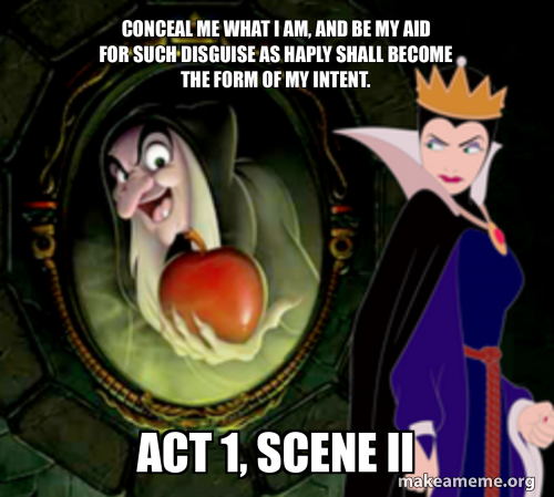 Conceal me what I am, and be my aid For such disguise as haply shall ...
