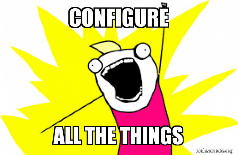 configure all the things Meme Generator