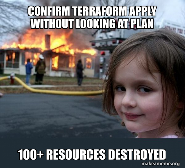 Confirm terraform apply without looking at plan 100+ resources ...