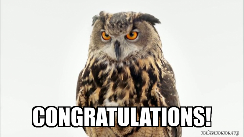 Congratulations! Meme Generator