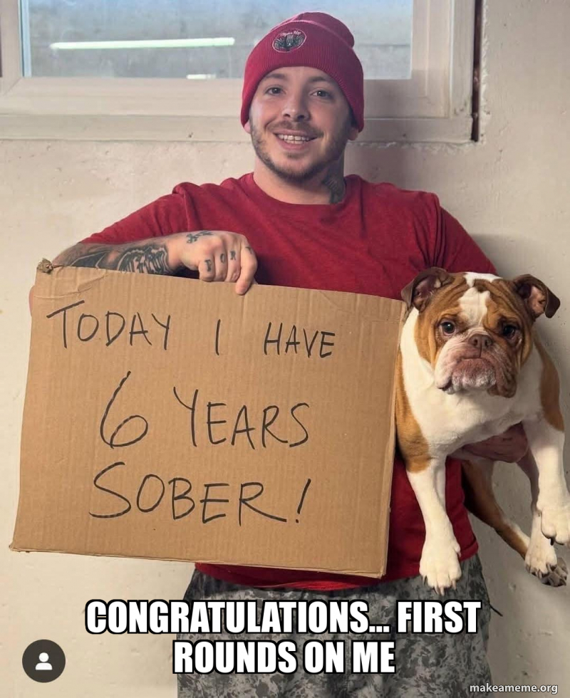 Congratulations… first rounds on me Meme Generator