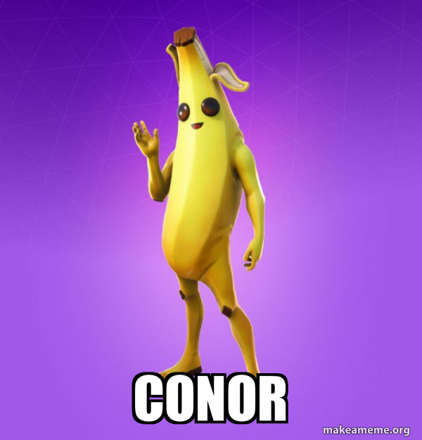 Conor - Peely Meme Generator