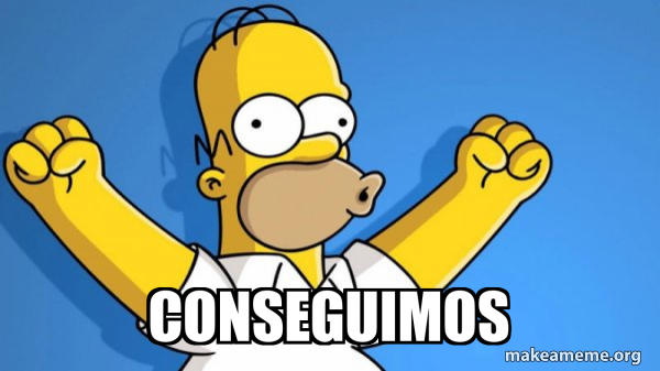 conseguimos - Happy Homer Meme Generator