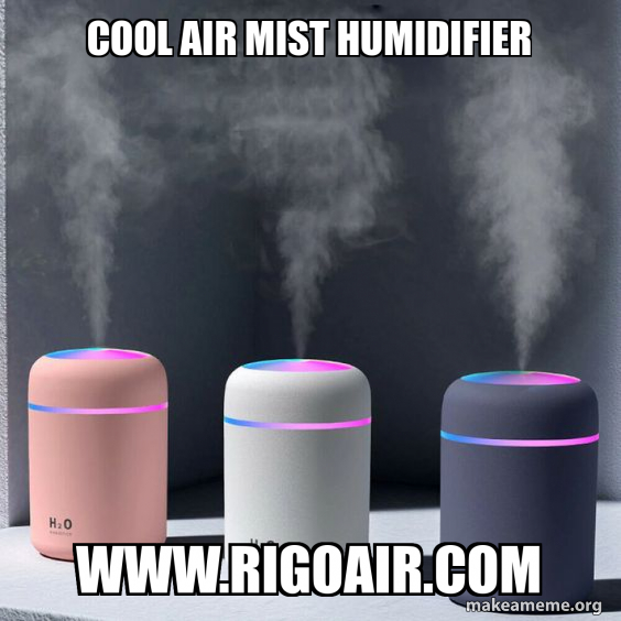 Cool Air Mist Humidifier www.rigoair.com Meme Generator