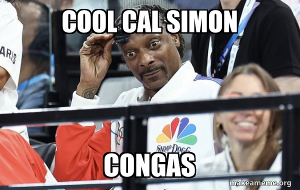 cool cal simon congas - Snoop Dogg Sunglasses at Olympics Meme Generator