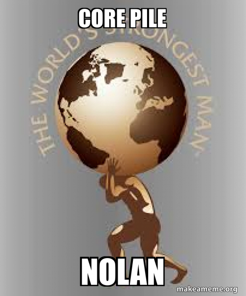 Core pile Nolan Meme Generator