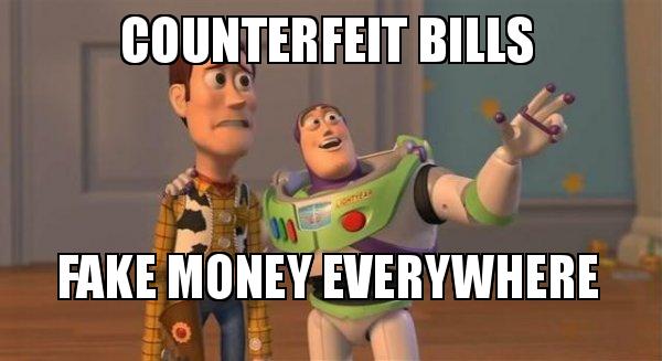 Counterfeit Meme Hella Fake 🤦🏽♂🤣 #meme #lmao #fake