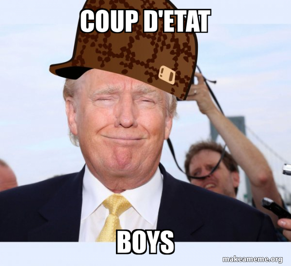 coup d'etat boys - Scumbag Donald Trump Meme Generator