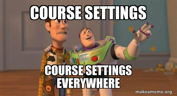 Course Settings Course Settings Everywhere - Buzz and Woody (Toy Story ...