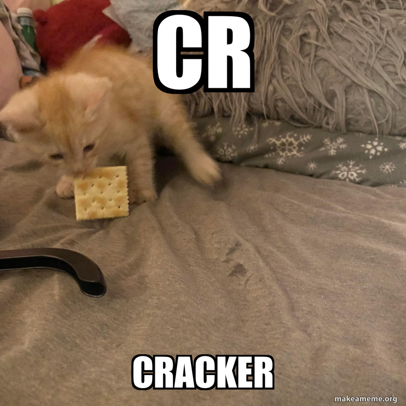 CR CRACKER Meme Generator