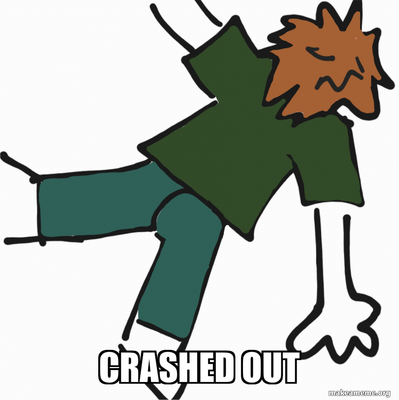 CRASHED OUT Meme Generator