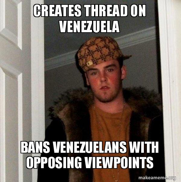 creates thread on venezuela bans Venezuelans with opposing viewpoints ...