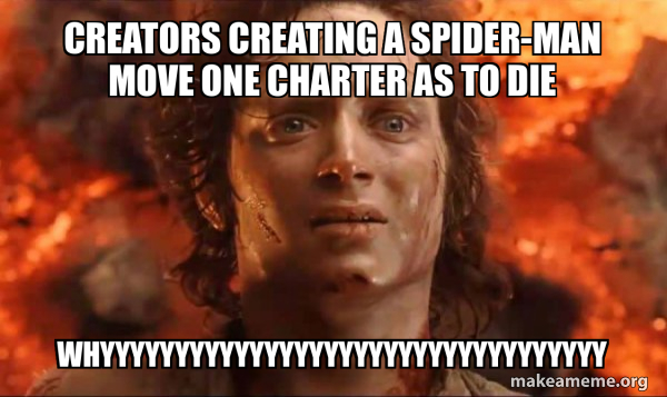 creators creating a spider-man move one charter as to die ...