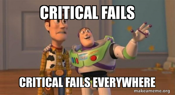 Critical fails Critical fails everywhere - Buzz and Woody (Toy Story ...