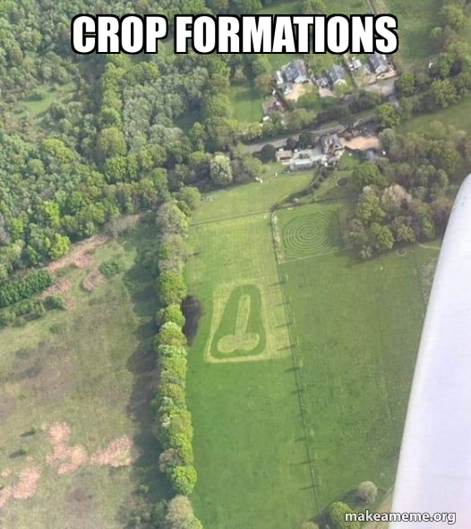 crop formations Meme Generator