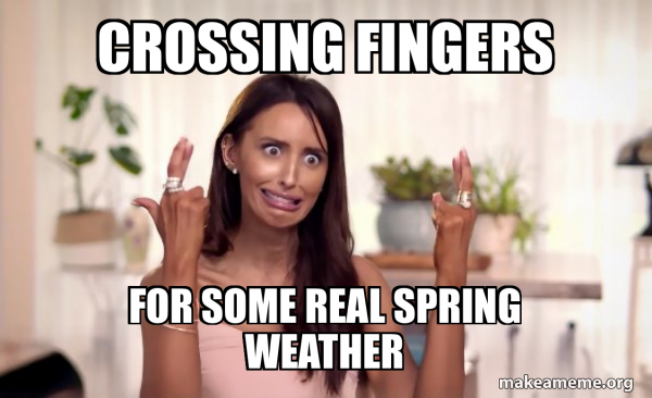 Crossing fingers for some real spring weather - Cross Fingers - It has ...